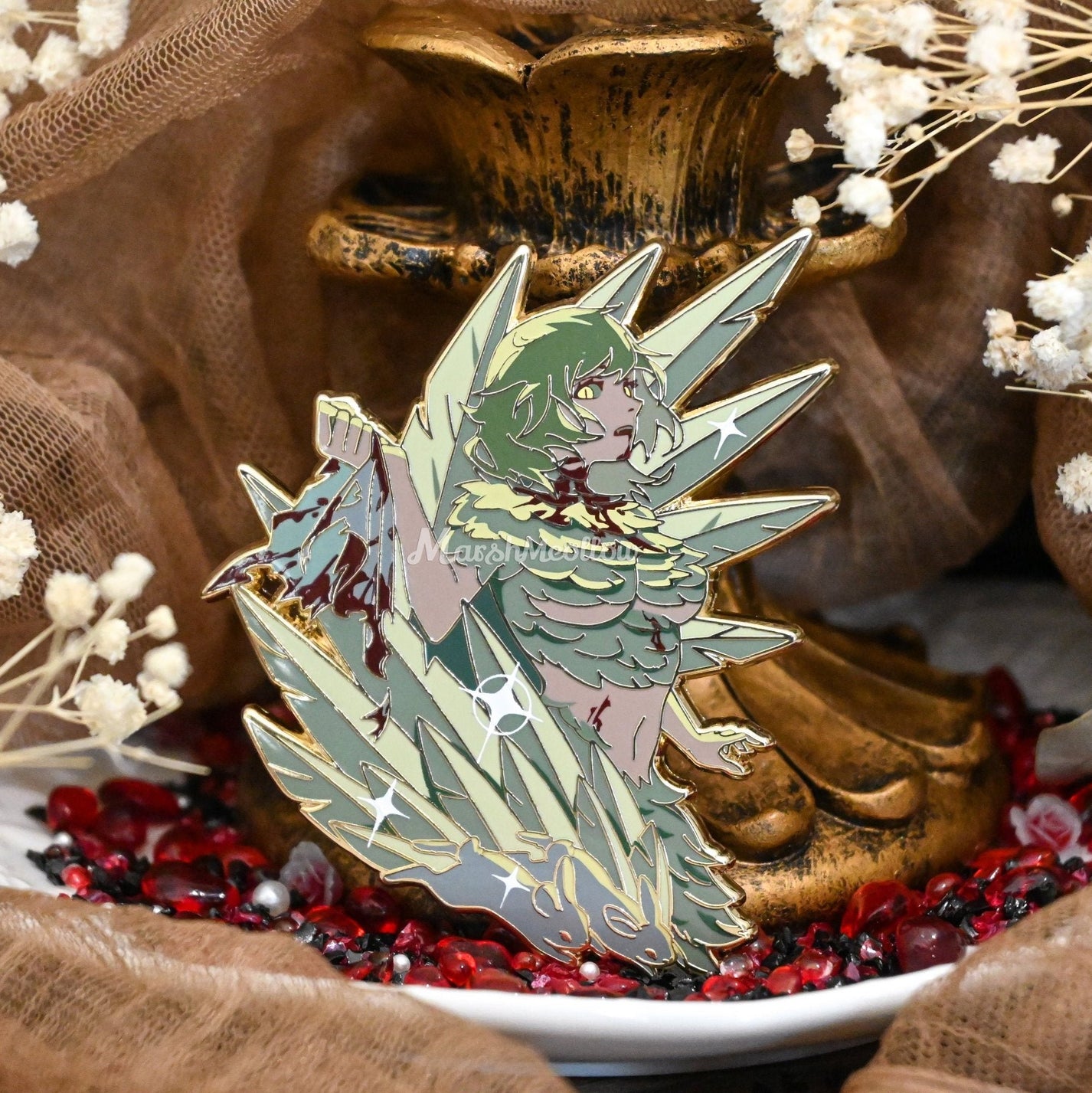 Dungeon Meshi Chimera Falin Enamel Pin – Marshmeollow