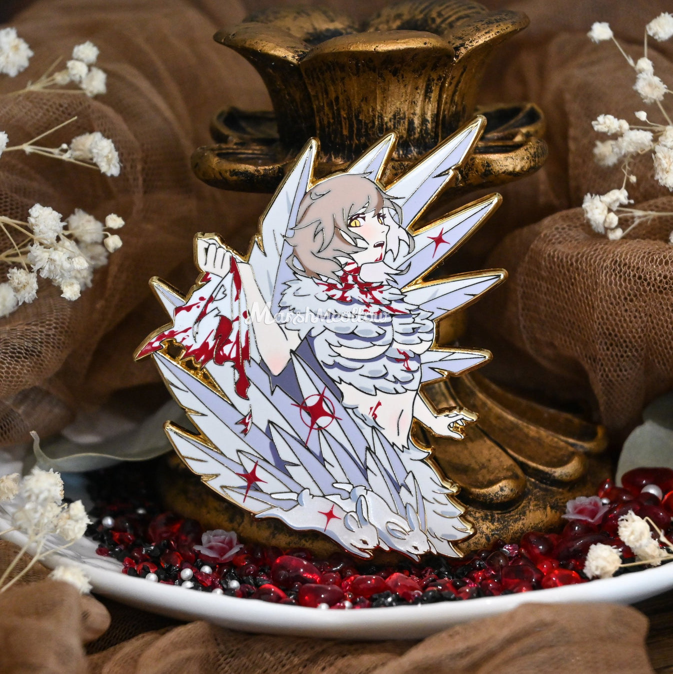 Dungeon Meshi Chimera Falin Enamel Pin – Marshmeollow