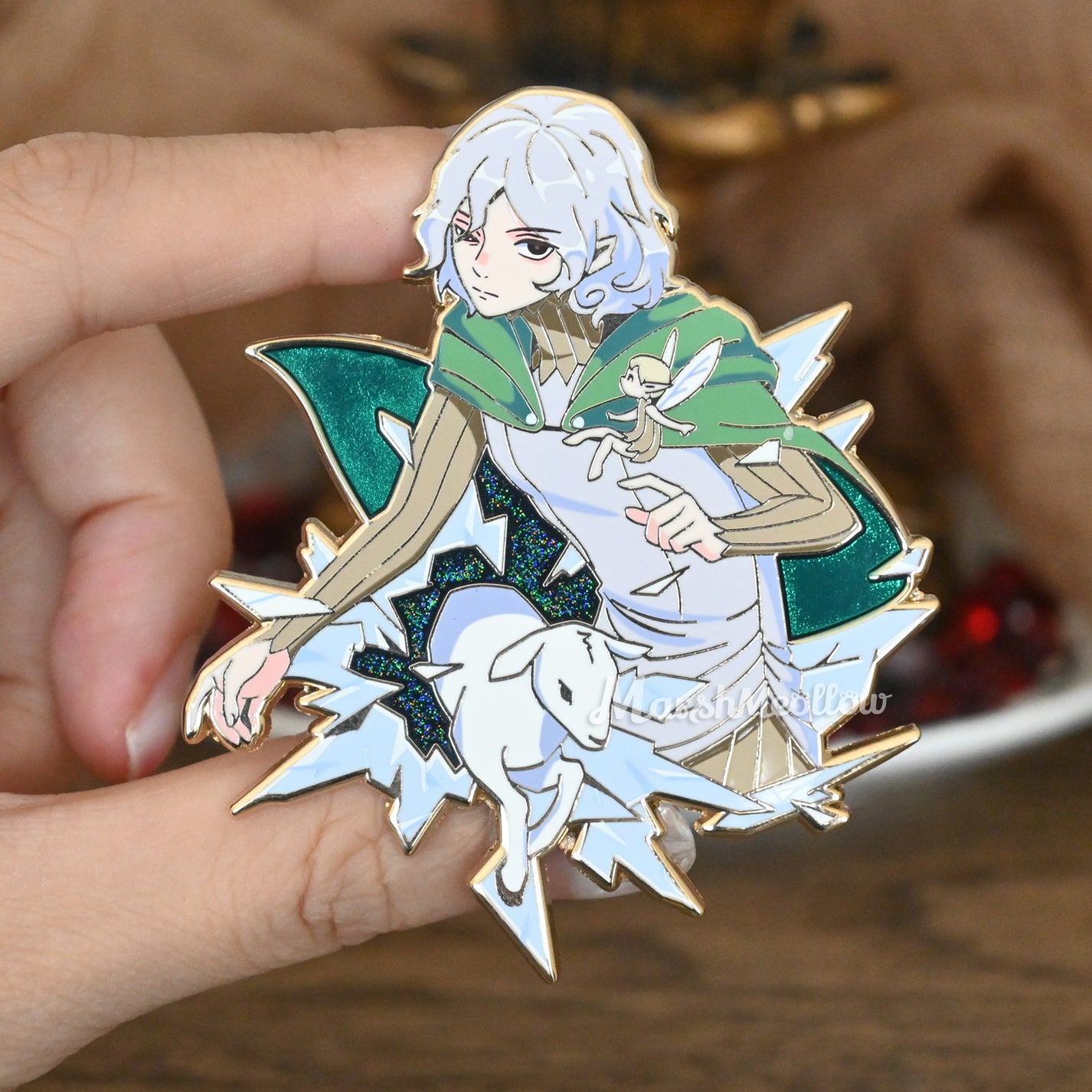 Dungeon Meshi Mithrun Enamel Pin – Marshmeollow