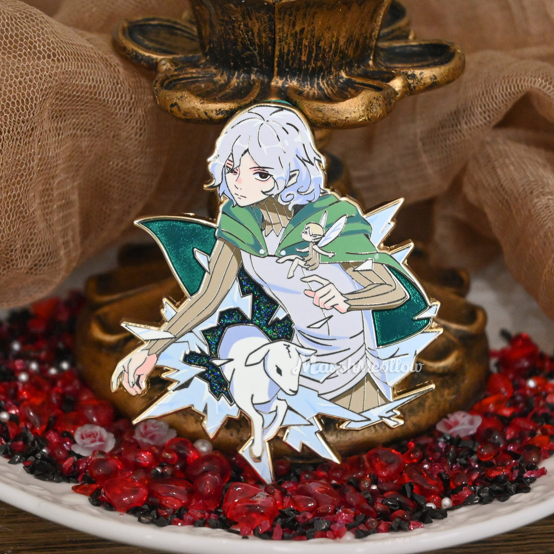 Dungeon Meshi Mithrun Enamel Pin – Marshmeollow